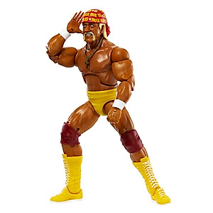 Mattel Hulk Hogan Elite Collection Action Figure, 6-inch Posable Collectible Gift for Fans Ages 8 Years Old & Up