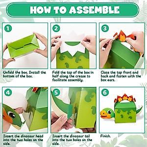 DMIGHT Dinosaur Party Favors, Dinosaur Birthday Party Supplies, Dinosaur Goodie Bags for Kids Birthday, Dino Gifts Bags Fillers Stuffers, Dinosaur Themed Party Toys