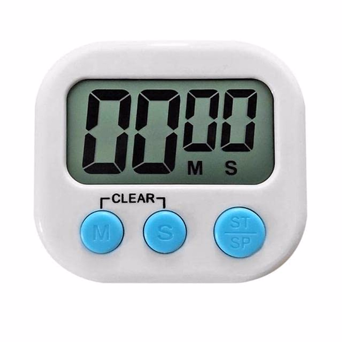 Runlyn Digital Kitchen Timer Classroom Timer Magnetic Digital Timer Big Digits Loud Alarm with LCD Display for Cooking Baking Sports Exercise Oven Games Study Work, 4 Packs