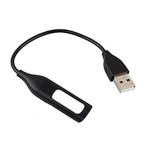 JBtek Black Replacement USB Charging Charger Cable Cord for Fitbit Flex Band Activity Bracelet Charge 0.59 feet