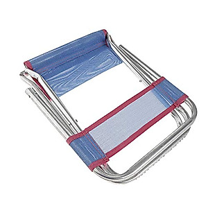 TRENTSNOOK Exquisite Camping Stool Beach Fishing Picnic Stool with Backrest Outdoor Portable Folding Chair Outdoor Travel Fishing Camping Barbecue Seat Color Random