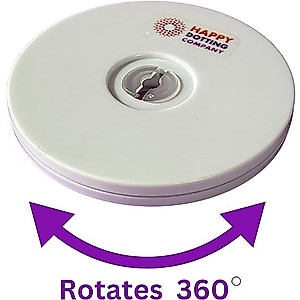 4” - Turntable for Painting - Happy Dotting Company - Best Small Turntable for dot Art - Must-Have Tool for Mandala Art Stone Painting - Lazy Susan - rotates 360 Degrees