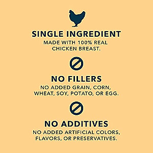 Amazon Brand - Wag Freeze-Dried Raw Single Ingredient Dog Treats Chicken Breast 3 Ounce (Pack of 1)