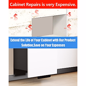 Cabinet Foot Pull for Trash Drawer, Trash Cabinet Foot Pull, Touchless Hands Free Design for Full Overlay Cabinet Door