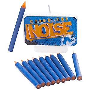 Amscan 9903930 - Nerf Blast Party Birthday Cake Candles - 11 Pack