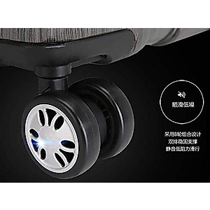 Miayaya Suitcase Wheels Replacement 360 Spinner 50x15mm Kits Luggage Travel Wheel Double Accessories Universal Rubber Swivel Trolley Casters Bearings Repair Tools Set Rotating Flexible Quietness 2Pack