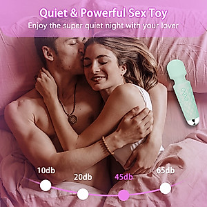 KINGWAND Handheld Back Massager-Rechargeable Mini Massager, Deep Tissue Massager, Used for Shoulder, Waist, Back Pain Relief, Portable Stick Massager, Full Body Massage.