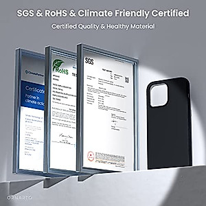 ORNARTO Compatible with iPhone 14 Pro Case 6.1, Slim Liquid Silicone 3 Layers Full Covered Soft Gel Rubber Phone Case Protective Cover with Microfiber Lining 6.1 inch-Black