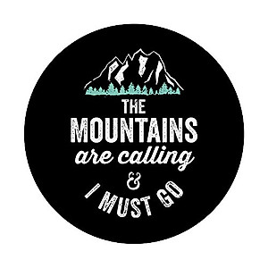 The Mountains Are Calling Grand Teton National Park PopSockets PopGrip: Swappable Grip for Phones & Tablets