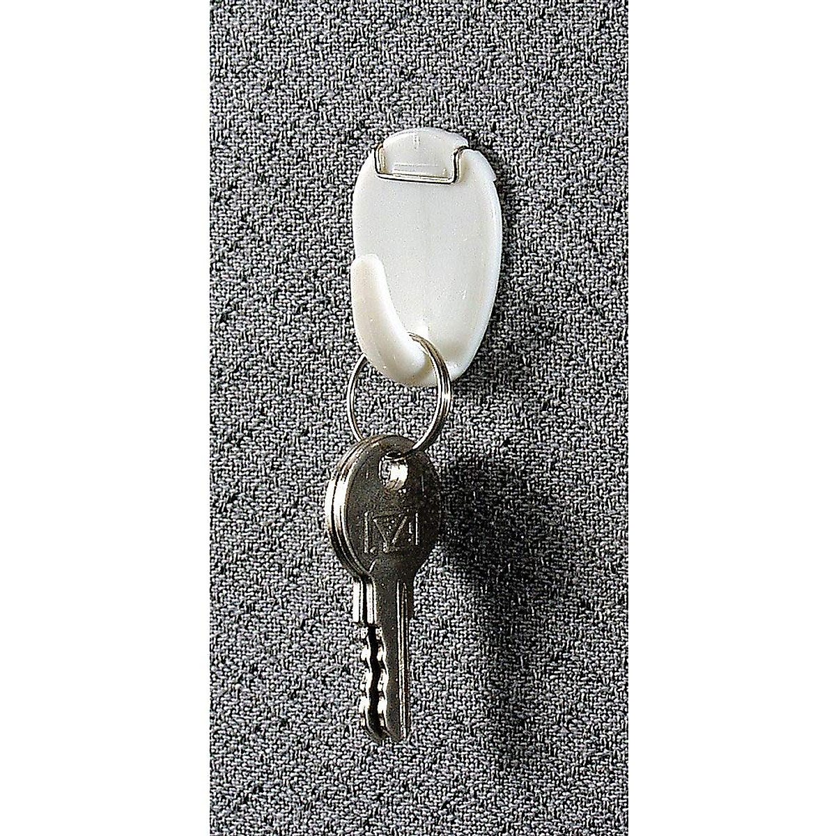 Officemate Cubicle Hooks, White, Set of 5 (30180)