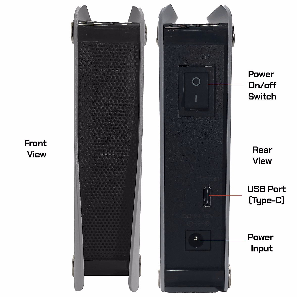 Avolusion PRO-M5 Series 2TB USB 3.0 External Gaming Hard Drive for PS5 Game Console (White, Metal Case) - 2 Year Warranty (Renewed)