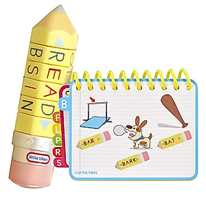 Little Tikes® Learn & Play™ 100 Words Spell & Spin Pencil, Letters, Spelling, Vocabulary, Phonetics, Alphabet, Sounds, Learning, Gift & Toy for Girls Boys Ages 3, 4, 5 Years Old
