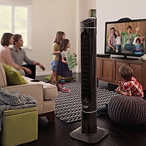 Vie Air Fan Collection, 50" x 14.50" x 14.25", Black