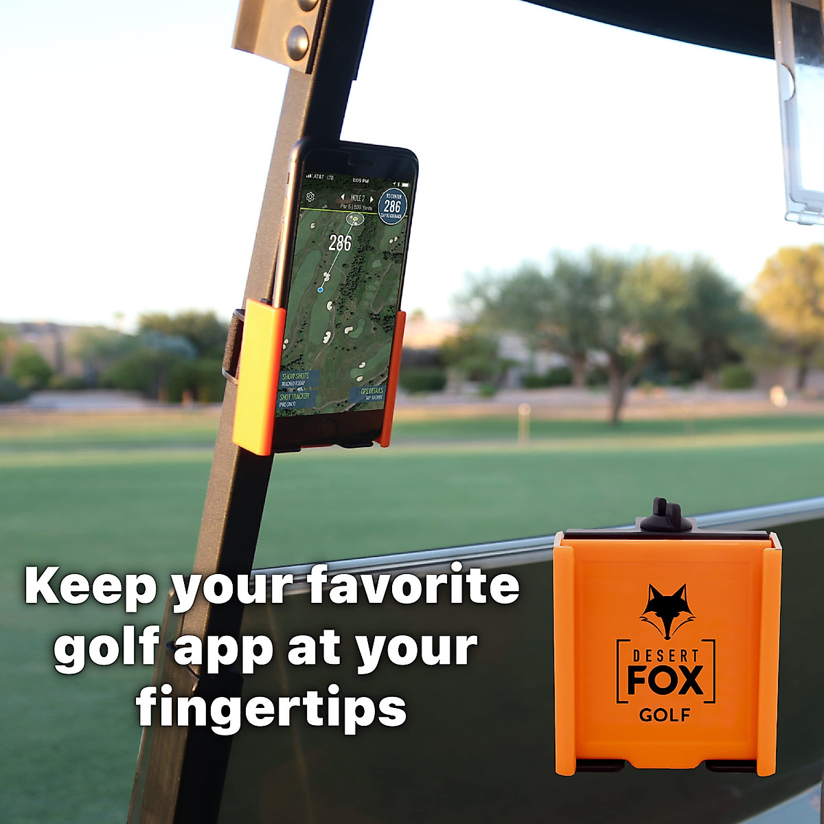 DESERT FOX GOLF - Phone Caddy - Pink