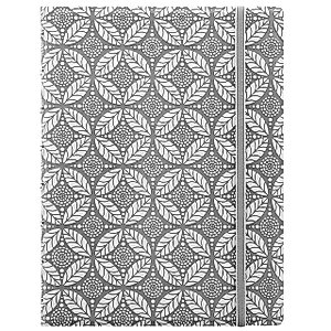 Filofax 115100 Notebook, Impression, A5, Gray White