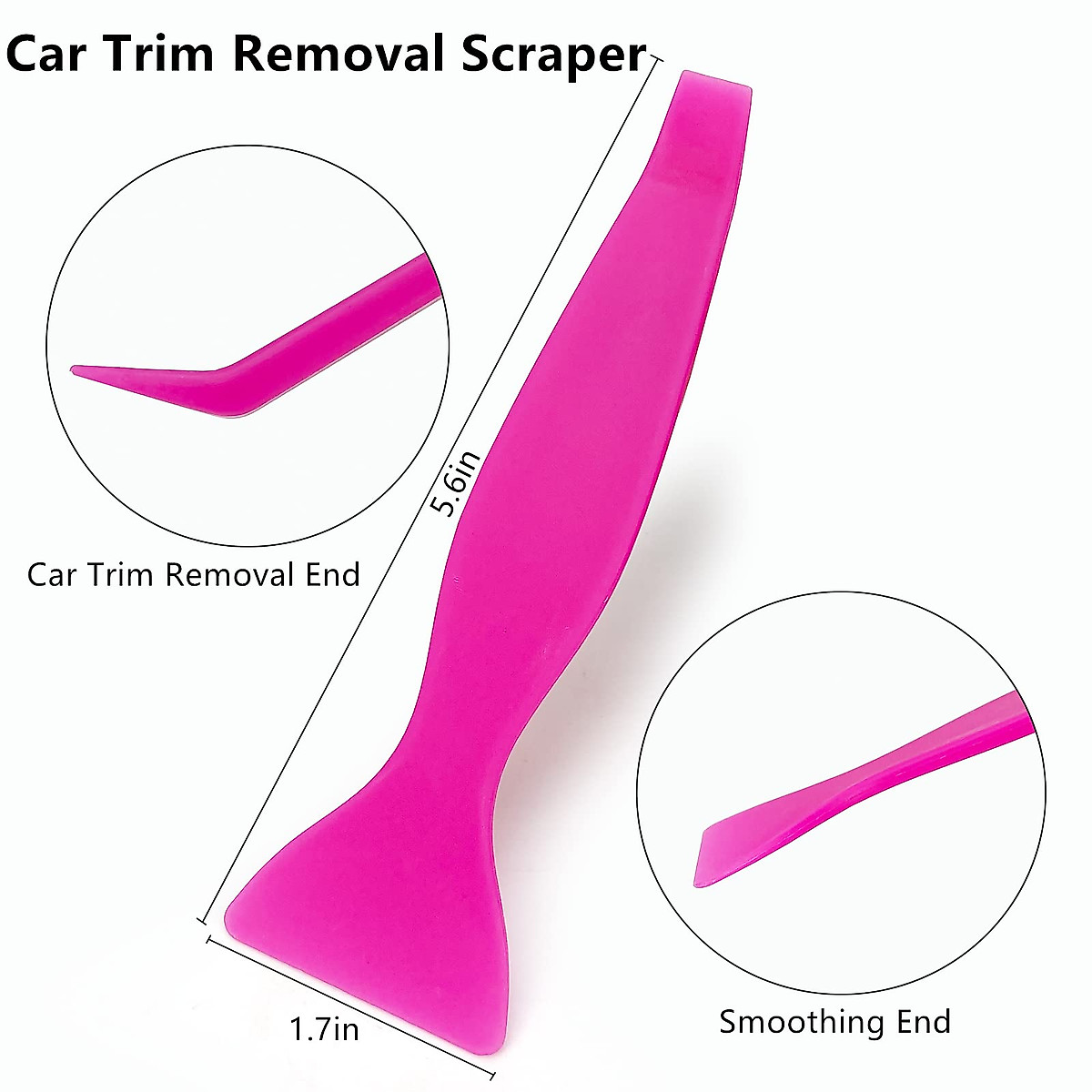 CARTINTS Vehicle Tinting Film Vinyl Wrap Applicator Kit with Tool Pouch, 9mm Knife Blades, Felt Vinyl Squeegee, Full Wrap Squeegee, Razor Scraper, Car Wrap Tools for Vinyl and Car Paint/Glass Film