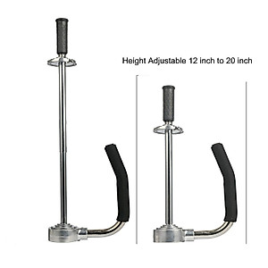VOTOER Pallet Stretch Film Packing Machine Shrink Wrap Dispenser Holder, Adjustable Height from 12-20 inch (Upgraded Version)