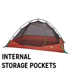 Kelty Discovery Trail Backpacking Tent, Lightweight and Easy to Setup Backpacking Shelter with 2 Aluminum Poles, Single Door Single Vestibule, Stuff Sack Included