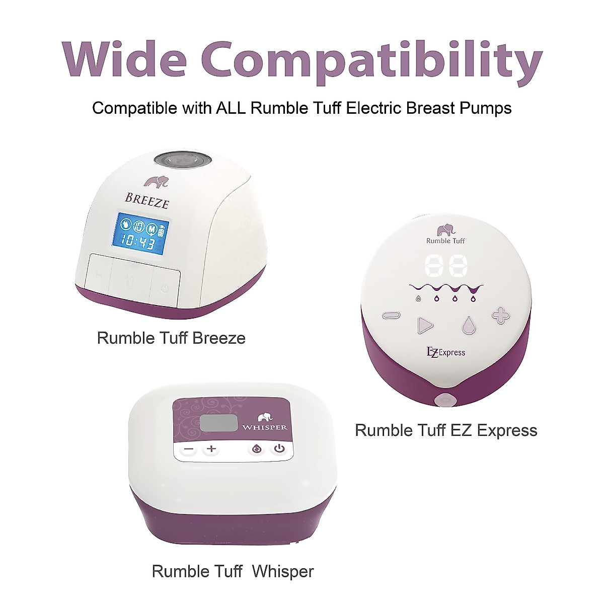 BabyShown Rumble Tuff Go Cups- Hands Free Collection Cups. Sizes 24mm Breastshield and 21mm Insert. Compatible with Medela Breast Pumps and Spectra Breast Pumps. 8 oz Storage Capacity Easy Cleaning