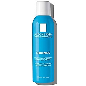 La Roche-Posay Serozinc Face Toner for Oily Skin with Zinc, Mattifying Face Spray and Acne Toner to Reduce Shine for Oil Control, Alcohol Free Face Mist for Acne Prone Skin, 5 Fl Oz (Pack of 1)