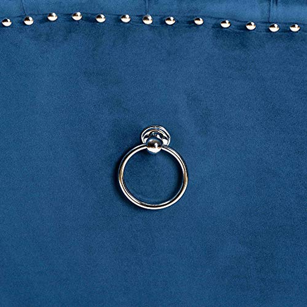 Baxton Studio Lamont Modern Contemporary Transitional Navy Blue Velvet Fabric Upholstered and Dark Brown Finished Wood Wingback Dining Chair