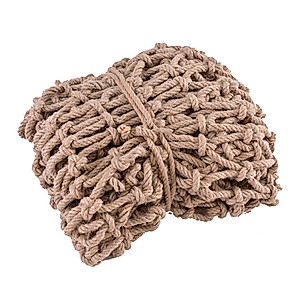 Hemp Rope Net Children's Climbing Net Hand-woven Protective Net Children's Stair Balcony Railing Fence Playground Safety Net Mesh Width 10cm Rope Thickness 6mm Various Sizes Are Available(Size:5x10m)