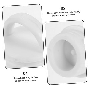 4Pcs Mop Bucket Rubber Stopper Sealing Plug for Drain Outlet Replacement Leakproof Drainage Solution for Mop Buckets Fits Standard Drain Outlets