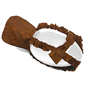 Washable Chicken Diapers for Hens or Roosters - Fashionable Nappy - Pet Chicken Diaper (Cocoa, Medium)