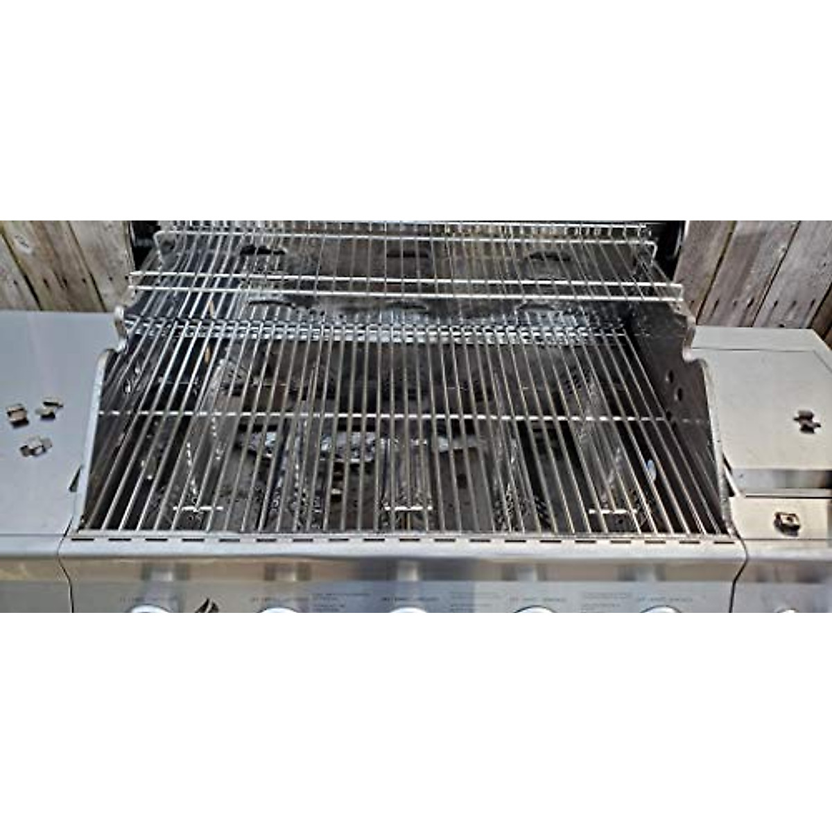 17 1/8" Cooking Grill Grates for Dyna-Glo DGE530GSP DGE530GSP-D, Members Mark 720-0882D, Nexgrill 720-0882A 720-0882S Replacement Parts, Charbroil 463234413 463234614 463234815, Stainless Steel, 3PCS