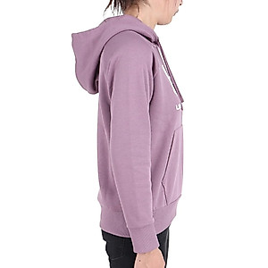 Under Armour Womens Rival Fleece Big Logo Hoodie, (500) Misty Purple / / White, X-Large