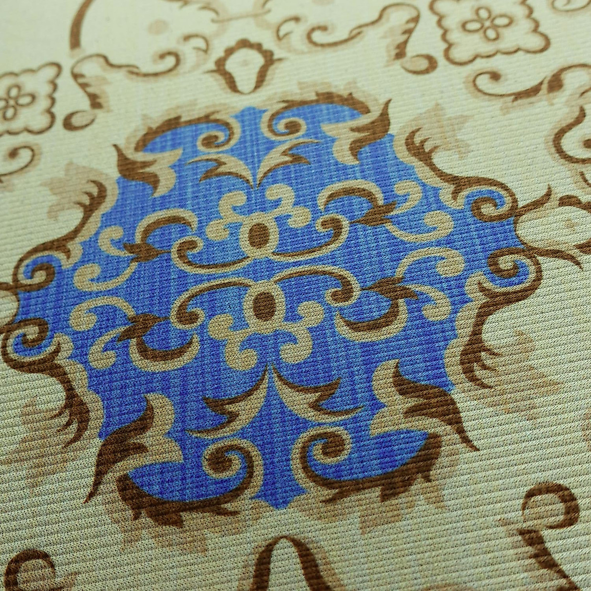 QUMOX 9'10"x6'6" European Palace Vintage Area Rug, Machine Washable, Non-Slip, Perfect for Living Room and Bedroom