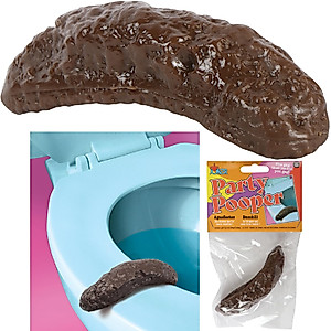 Loftus Gross Party Pooper Fake Poo Toy, Brown, 4 inches