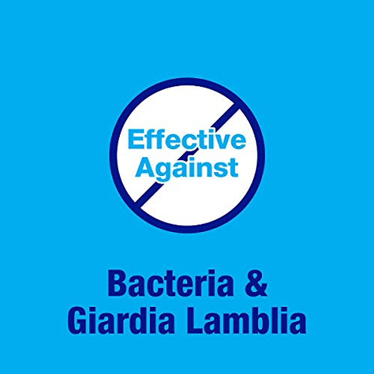 Potable Aqua Water Purification Tablets, Portable and Effective Water Purification Solution for Camping, Hiking, Emergencies, Natural Disasters and International Travel, Two 50ct Bottles, Blue