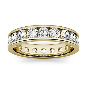 Charles & Colvard Forever One Round 3.0mm Moissanite Eternity Band-size 5 1.80cttw DEW (D-E-F)