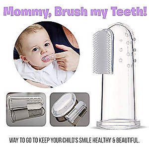 Baby Feeding Gift Set 8PC: Silicone Bib, Masher and Bowl, Spoon and Fork Set, Fruit Feeder with Rattle, Finger Toothbrush and Food Scissors by Bebe N Belle (Yellow)