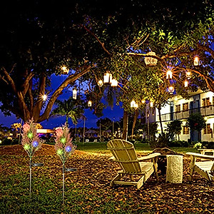 1pc Christmas Tree lamp Solar Ground Lights Solar Lights Solar Sidewalk Lights Solar Stake Light Lawn lamp Garden Stake Light Solar Pathway Lights Plastic Earth Tones Plate