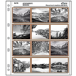 50x eTone Archival Storage Sheets 120 Negative Page Preservers (50x120)
