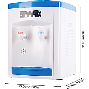 Fetcoi Water Cooler Dispenser - Boiling, Normal and Ice-Cold Water, Top Loading Water Cooler Dispenser with 304 Stainless Steel Liner for 3-5 Gallon, Perfect for Home and Office Use