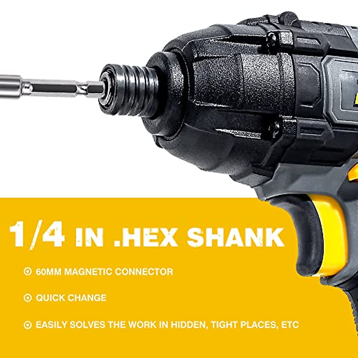 RIDA 21Pcs Steel Drill Bits High Speed Steel Jobber Length Twist Drill Bit Set 1/4" for Hardened Metal, Stainless Steel, Cast Iron, Plastic and Wood