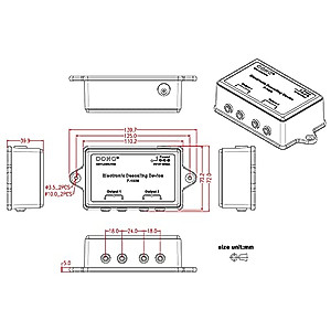 Electronic Descaler Water Conditioner Hard Water Softener, Alternative Water Softener, F-1029