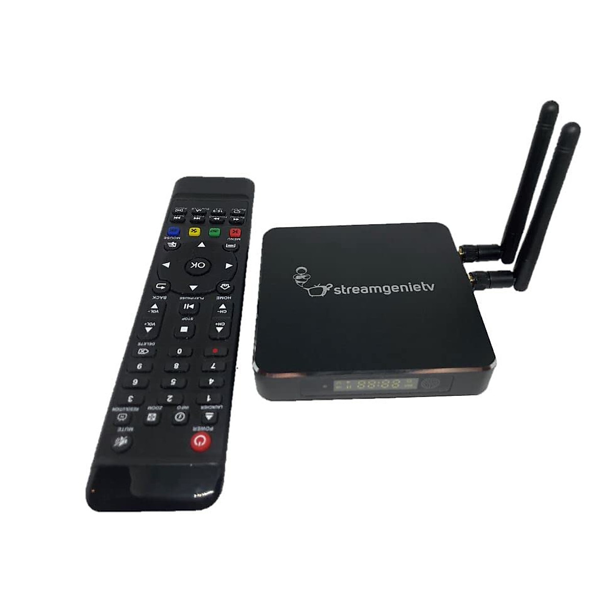 StreamGenie TV Stream Box by FreeStream, with Dual WiFi Antenna and Remote