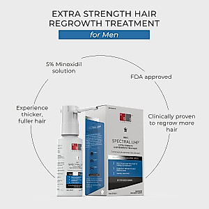 Spectral.UHP | Extra Strength Hair Growth Treatment with Minoxidil 5% (3 Month Supply)