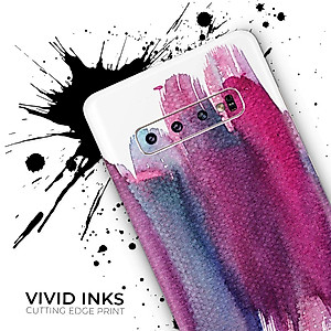 DesignSkinz Violet Mixed Watercolor Protective Vinyl Decal Wrap Skin Cover Compatible with The Samsung Galaxy S20 (Screen Trim & Back Glass Skin)