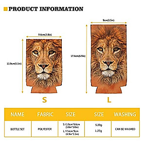 SEANATIVE Lover Cow Skin Can Cooler Beer Cooler Sleeve 2 Pack Sets of Party Can Coozie, Insulated Beer Can Holder for Cold Drinks, 16oz Can Bottle Size S