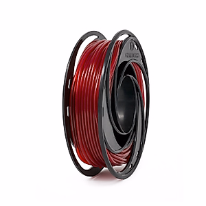 Gizmo Dorks Flexible TPU Filament for 3D Printers 3mm (2.85mm) 200g, Red