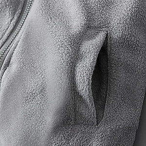 SYNIA Toddler Baby Boys Girls Fleece Jacket Warmth Winter Coat with Bear's Ear Hooded Outwear with Pockets for 1-6 Years