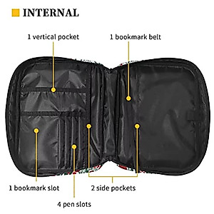 FKELYI Cartoon Color Dinosaur Bible Covers for Women Kids,Church Bag Bible Cover Carrier Carrying Organizer Bag Bible Tote Bag