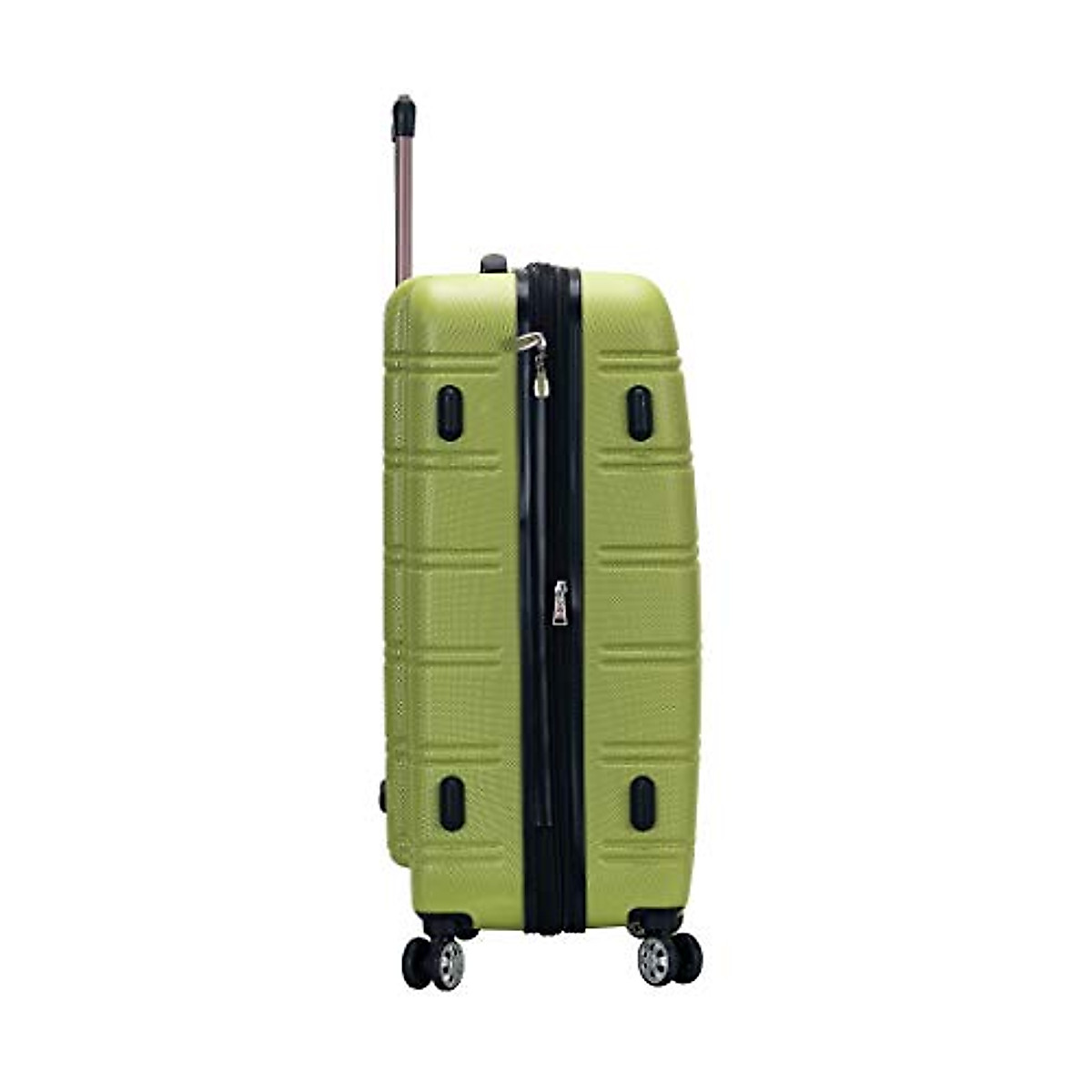 Rockland Melbourne Hardside Expandable Spinner Wheel Luggage, Lime, 2-Piece Set (20/28)