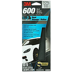 3M 03020 Imperial Wetordry 3-2/3" x 9" P600 Grit Sandpaper
