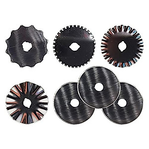 Ultima 45mm Rotary Cutter Kit – Ergonomic Rotary Cutter with 8 SKS-7 Steel Blades, Straight & Pattern-Cut